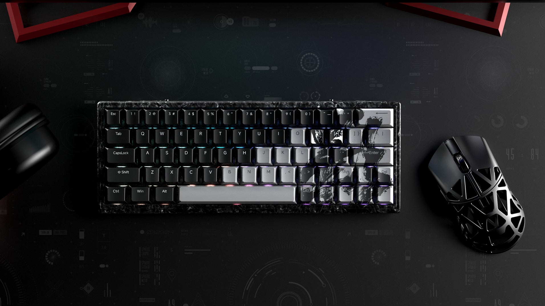 YING63 Forged Carbon Fiber Keyboard – WLmouse