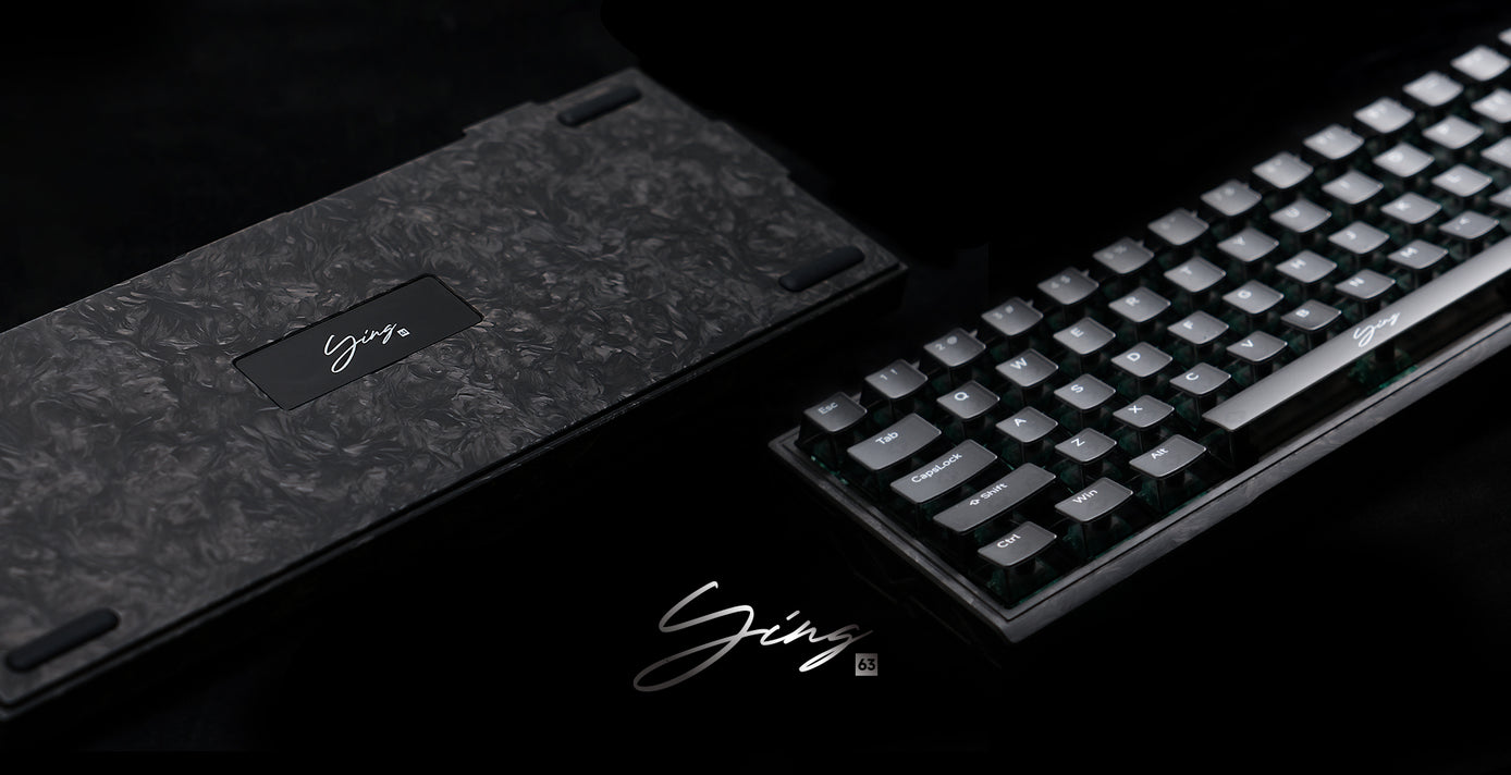 Ying63 Forged Carbon Fiber Keyboard Wlmouse