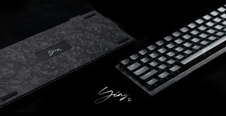 YING63 Forged Carbon Fiber Keyboard – WLmouse