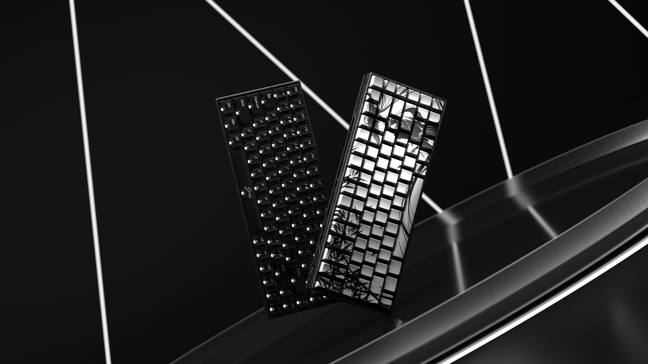 YING75 Forged Carbon Fiber Keyboard | WLMOUSE – WLmouse